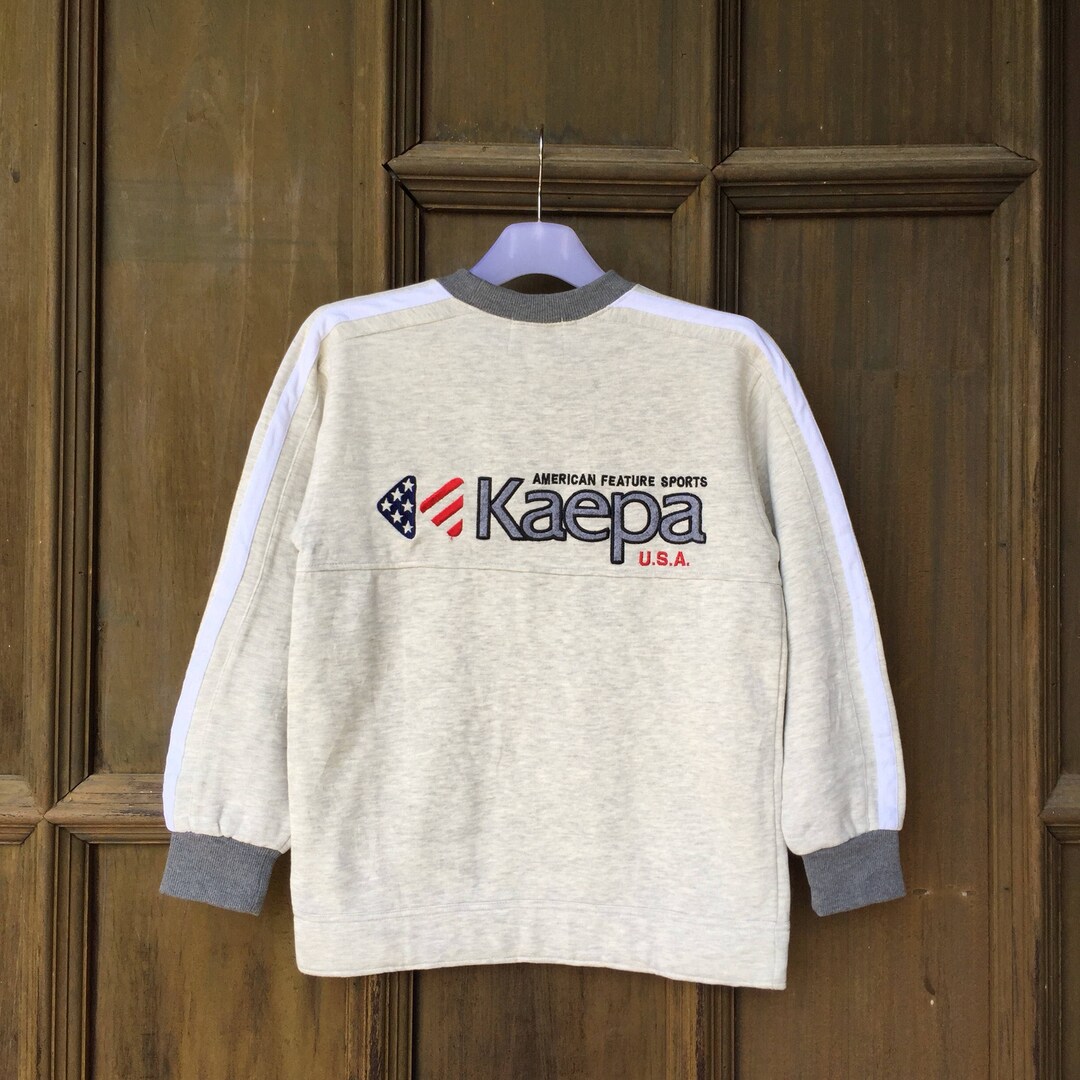 Vintage KAEPA Sweatshirt Spell Out Embroidered Big Logo.. American ...