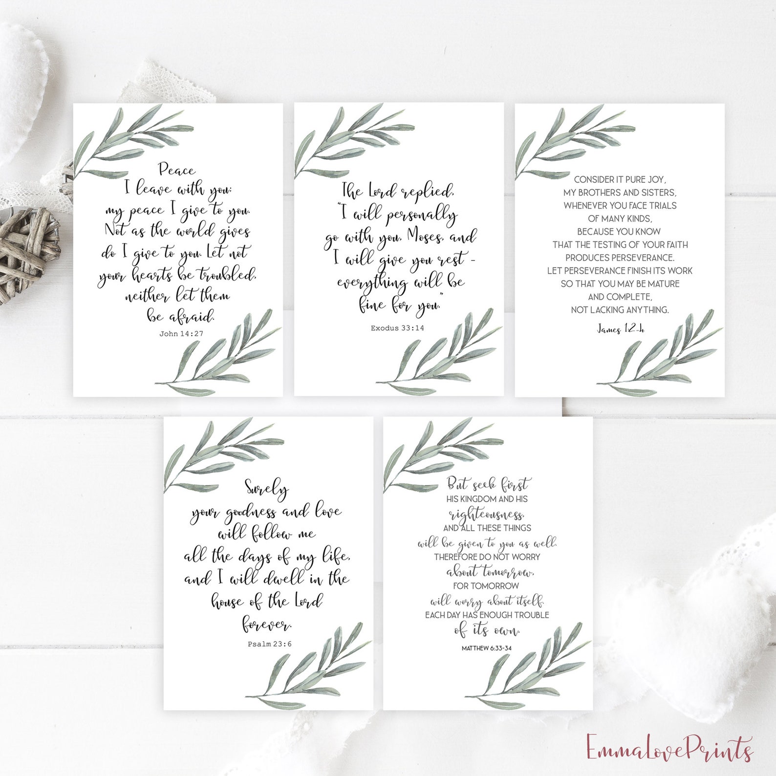 Bible Verse Cards Bible Journaling Printable Bible Verse Etsy