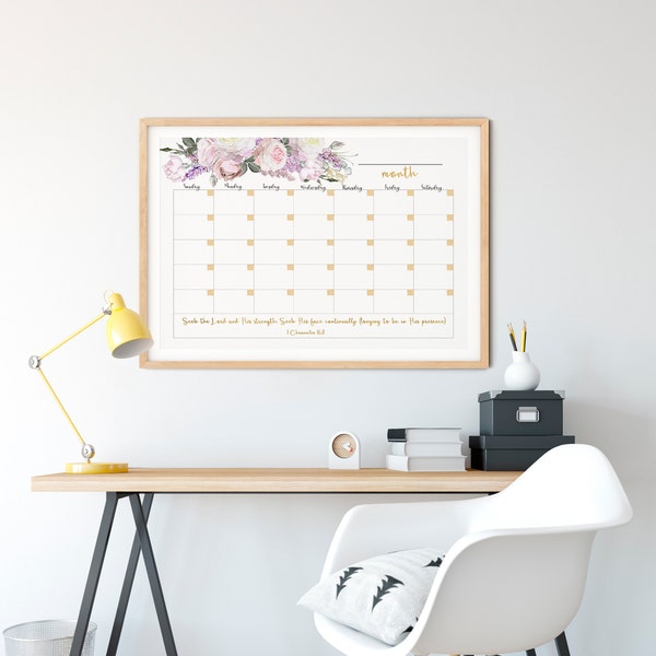 Large Wall Calendar - Etsy