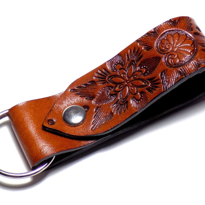Leather Key Fobs - Etsy
