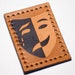 Comedy & Tragedy Patch Leather Sew on Drama Theater Patch - Etsy