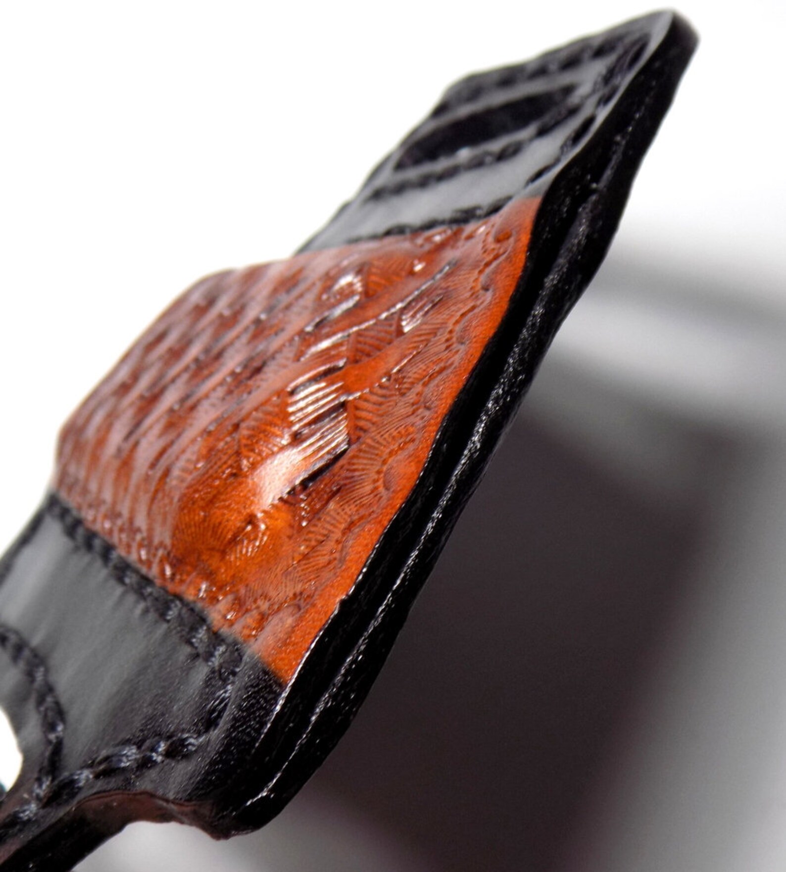 Leather 1911 Magazine Pouch Open Carry OWB Canted Mag - Etsy