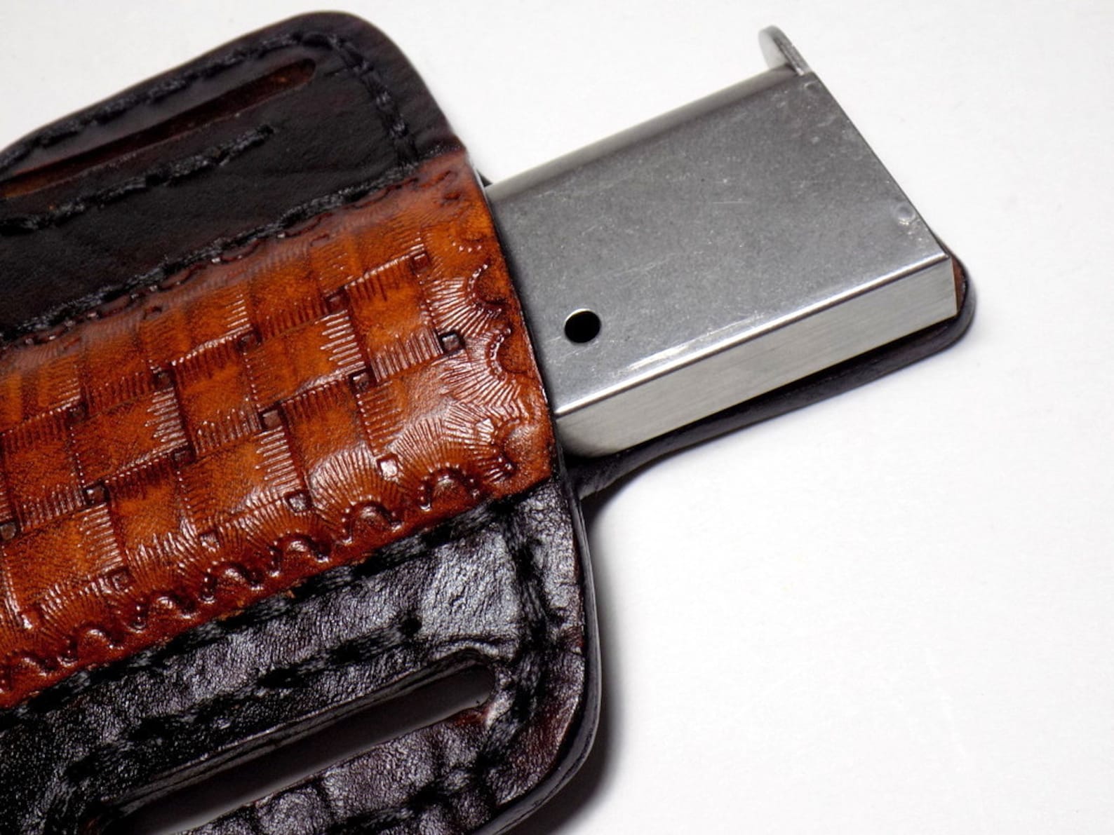 1911 Magazine Pouch Leather Open Carry Canted Mag Holster - Etsy