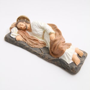 4.75 Sleeping Saint St Joseph Catholic Statue Sculpture - Etsy