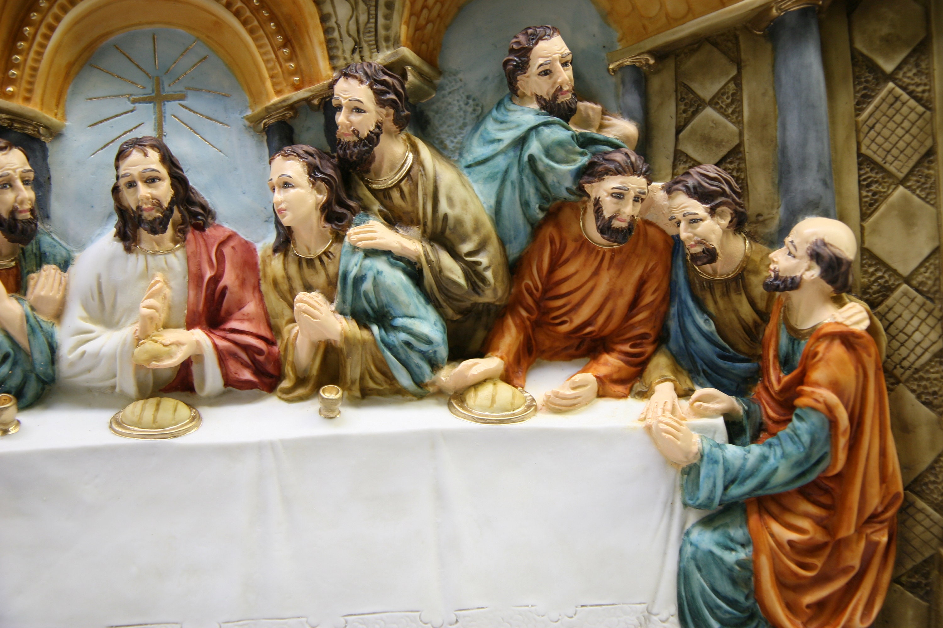 La Cène Jésus-Christ Catholique Religieux Wall Hanging Plaque | Etsy