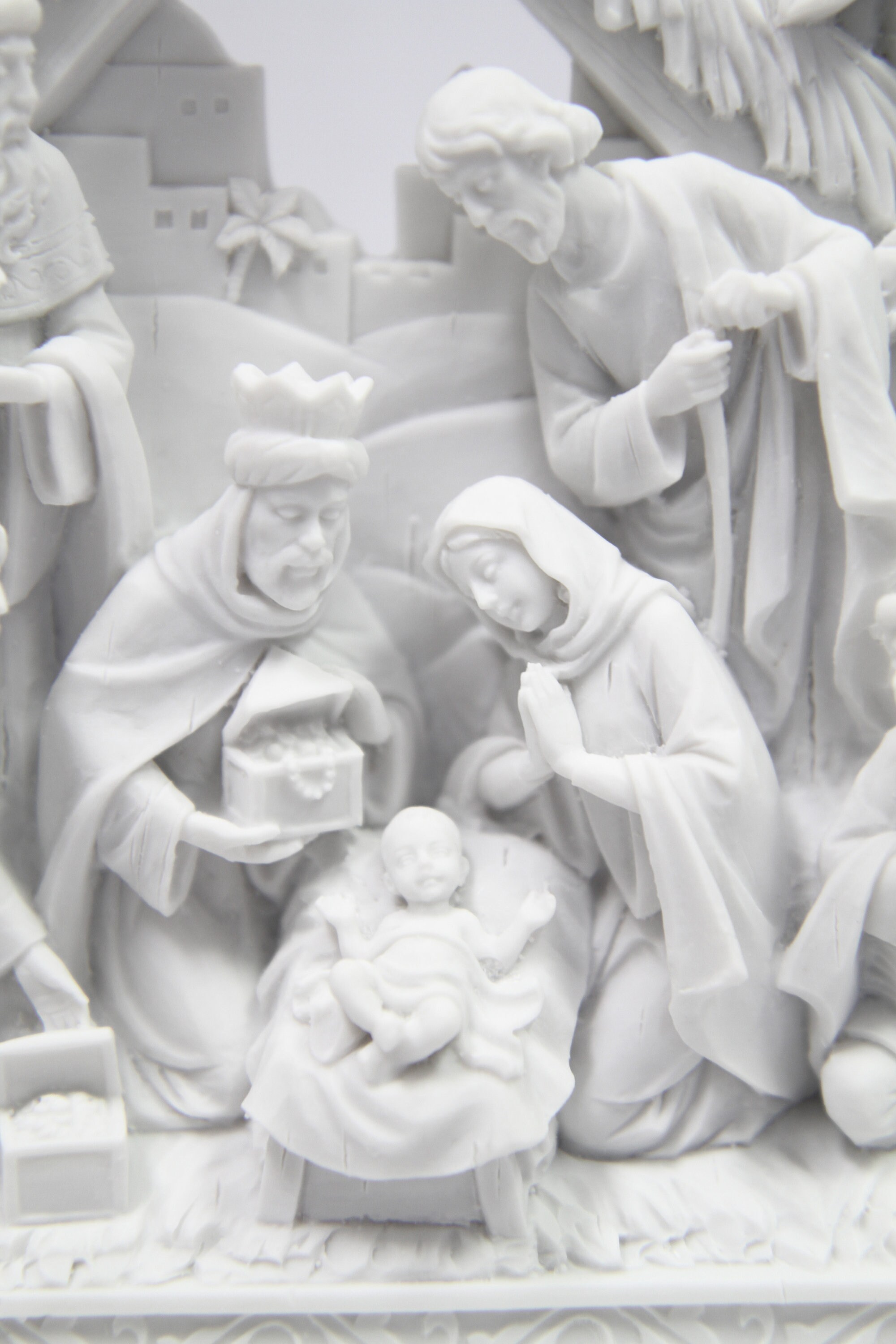 11 Nativity Set Scene with Manger Baby Jesus Joseph Mary | Etsy