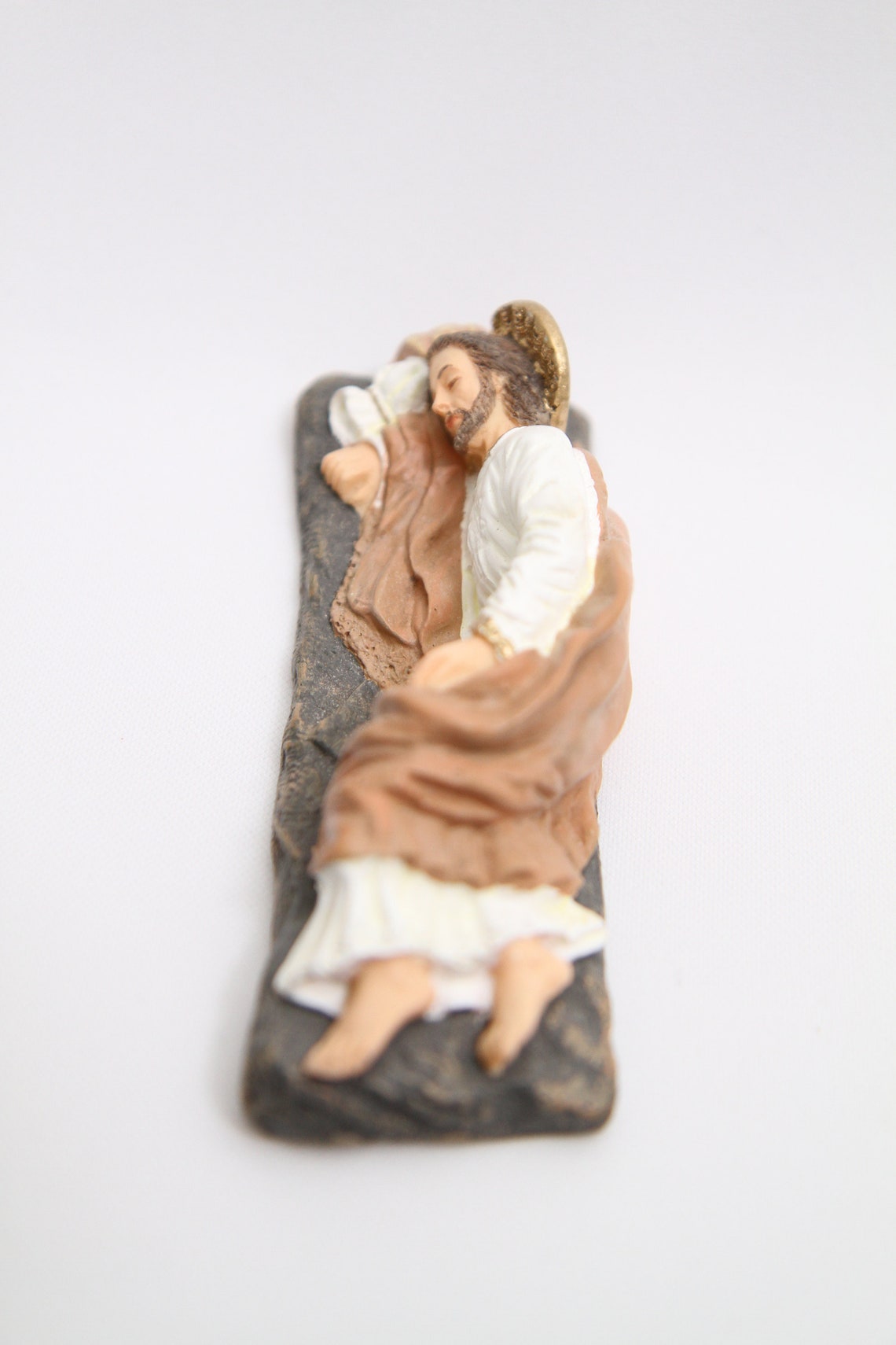 4.75 Sleeping Saint St Joseph Catholic Statue Sculpture - Etsy
