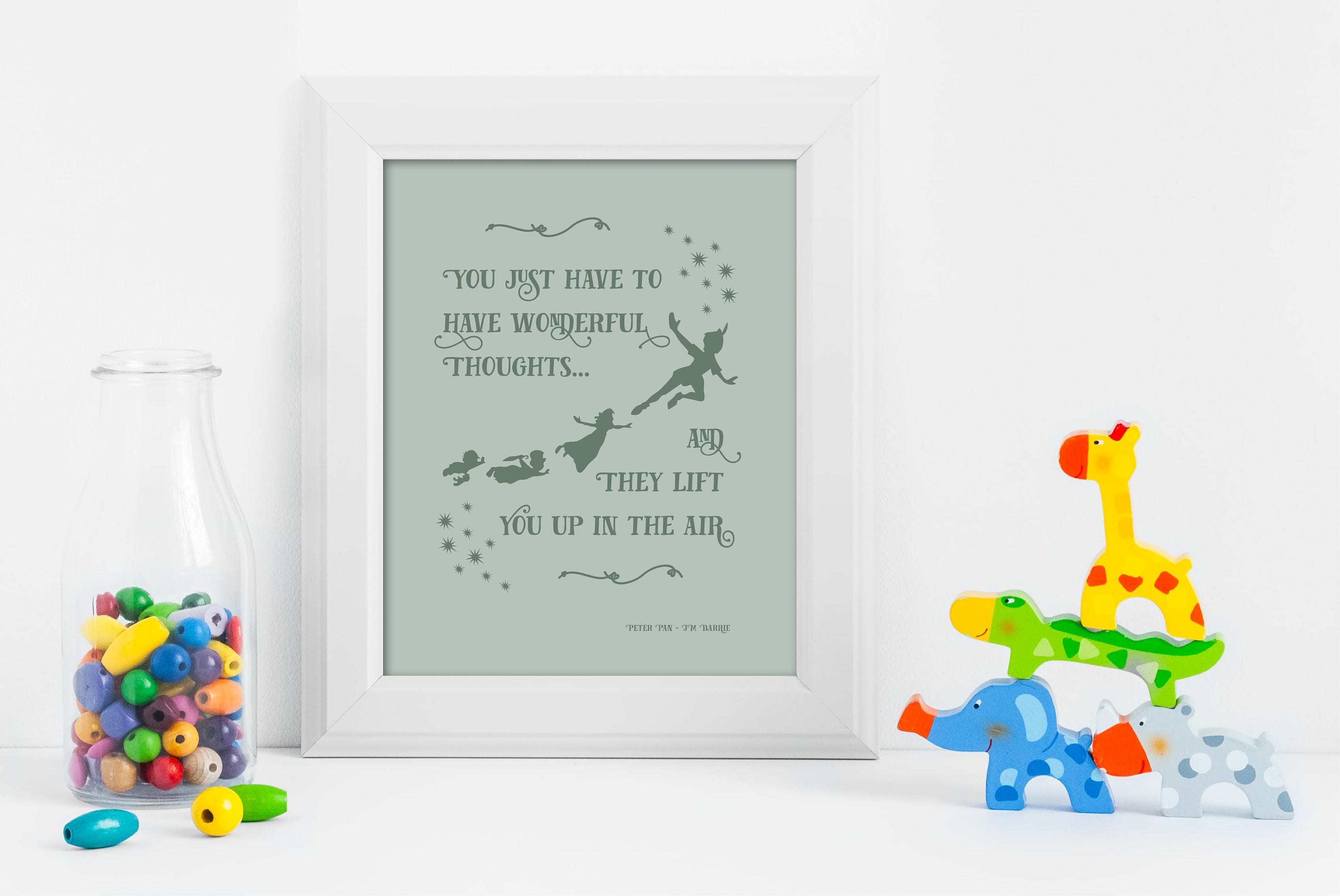 Peter Pan Print Peter Pan Quote JM Barrie Quote Print Peter - Etsy