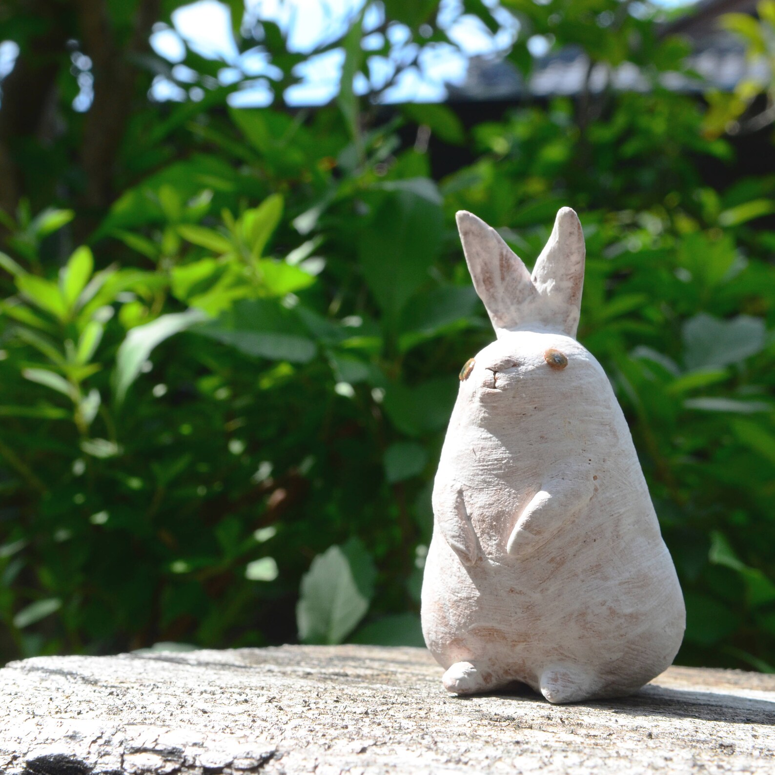 Pottery Rabbit home decoration Oriental Zodiac Chinese | Etsy