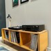 Small Record Player Table Vinyl Record Storage Turntable - Etsy