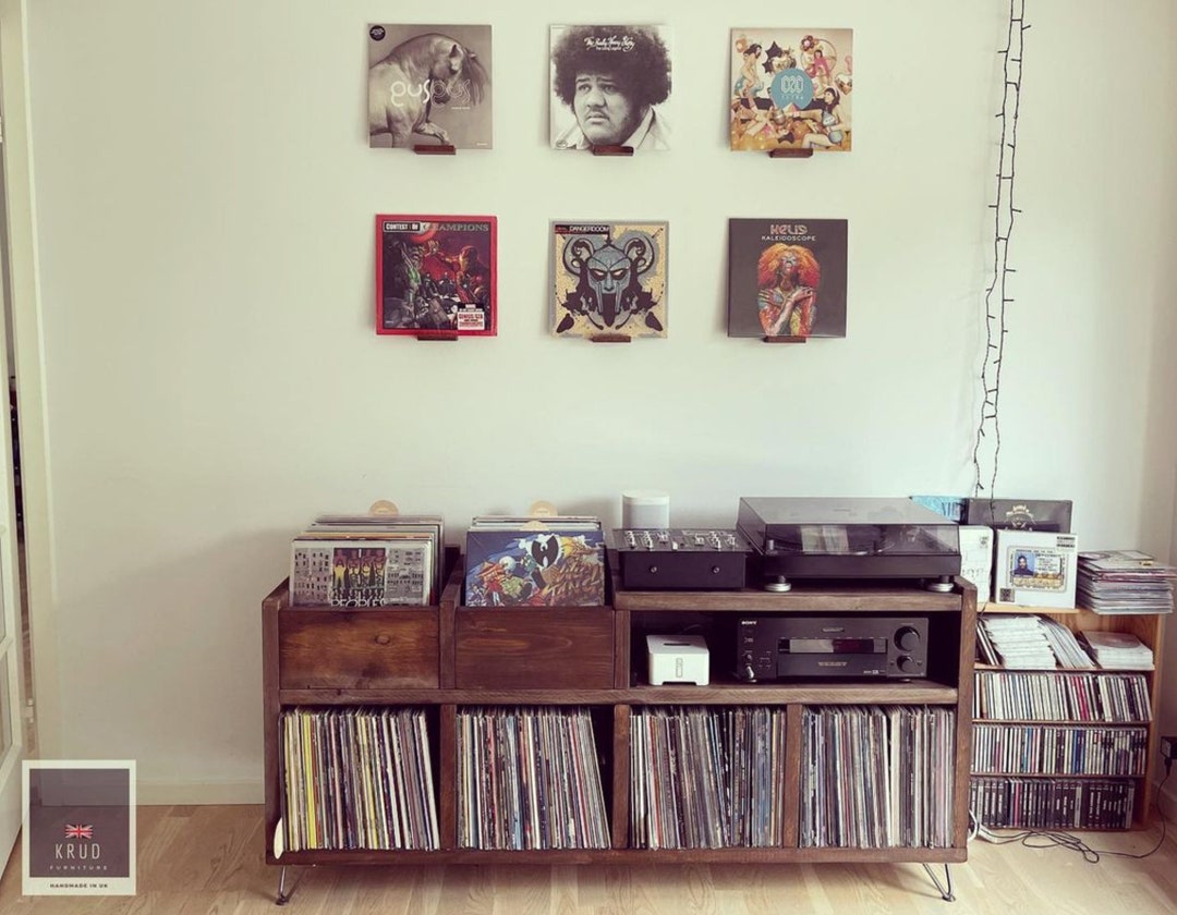 Record Player Stand Vinyl Record Storage Turntable Stand Scaffold ...