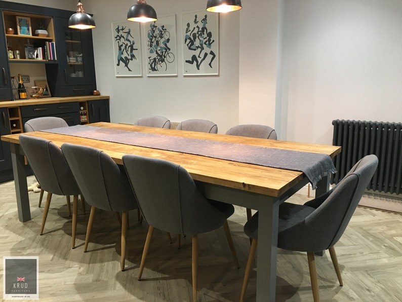 Dining Table 8ft Table Table Set Moderntable Kitchen - Etsy UK