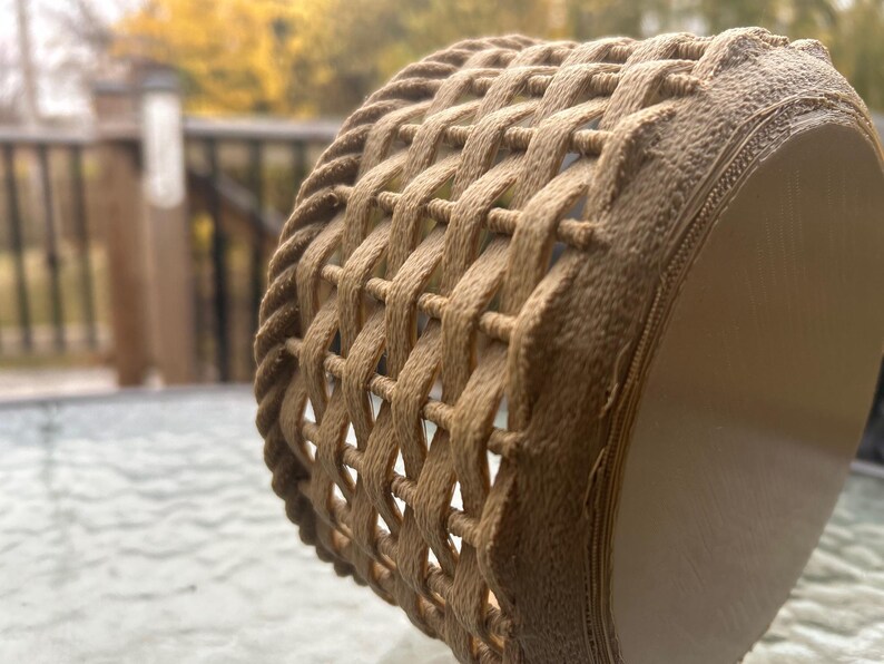 Wicker Mesh Basket 3D Printed - Etsy