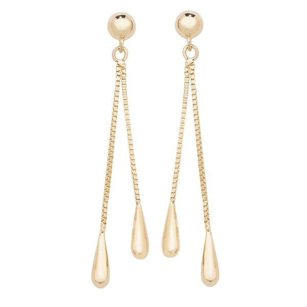 Box Chain Earrings - Etsy UK