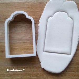 Tombstone Halloween Cookie Cutter Biscuit Dough Pastry Fondant Stencil ...