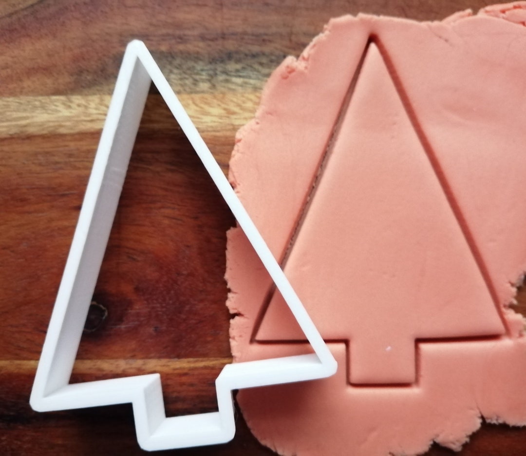 Christmas Tree Triangle Cookie Cutter Biscuit Dough Pastry Fondant ...