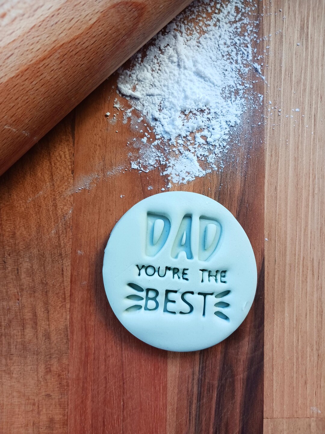 Dad You're the Best Embossing Stamp Fondant Stencil, Father's Day ...
