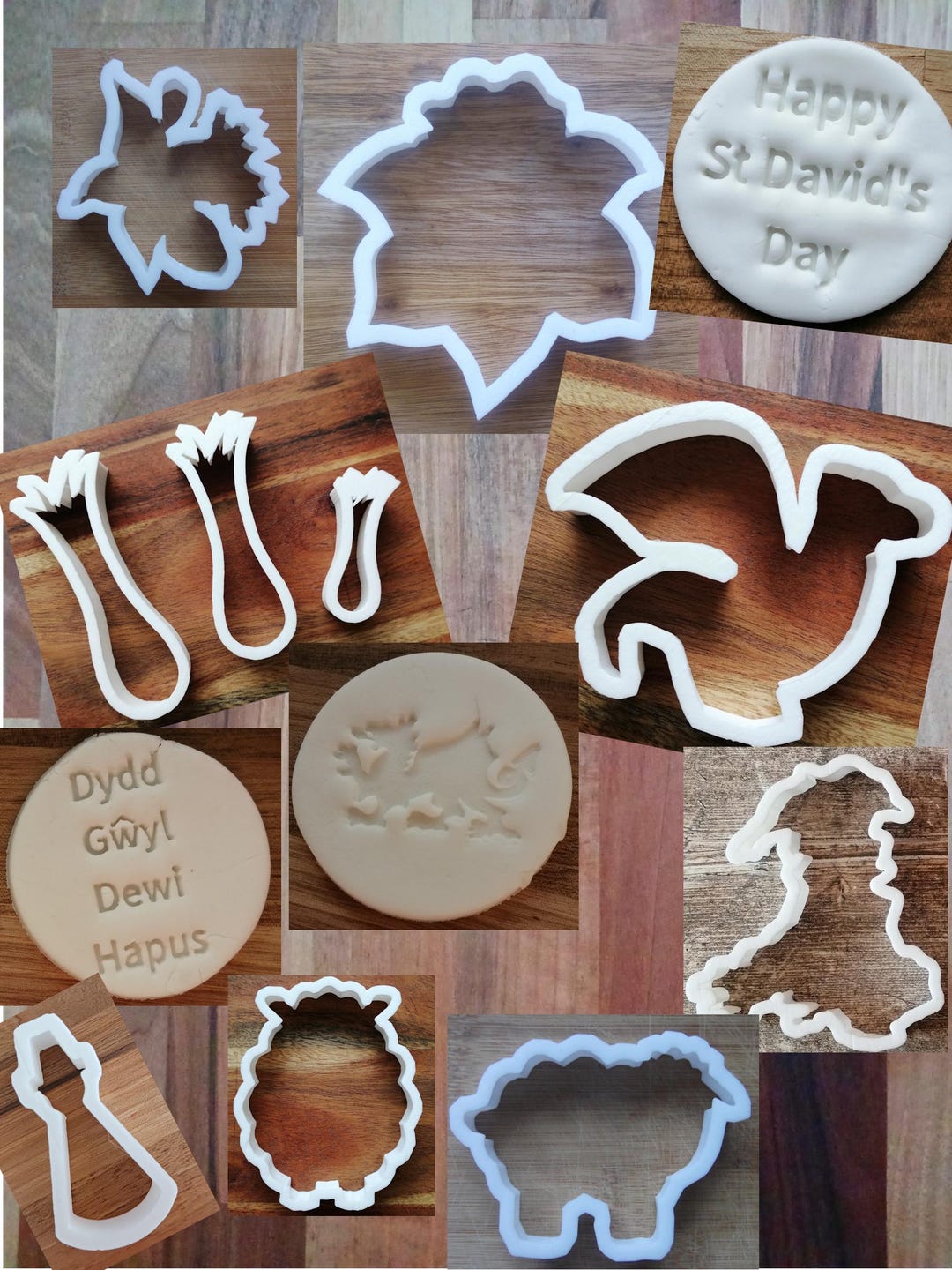 St Davids Day Cookie Cutter Stamp Embossing Cupcake and Cake - Stamps ...