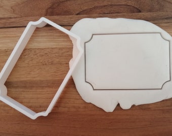 Plaque Cookie Cutter - Etsy UK