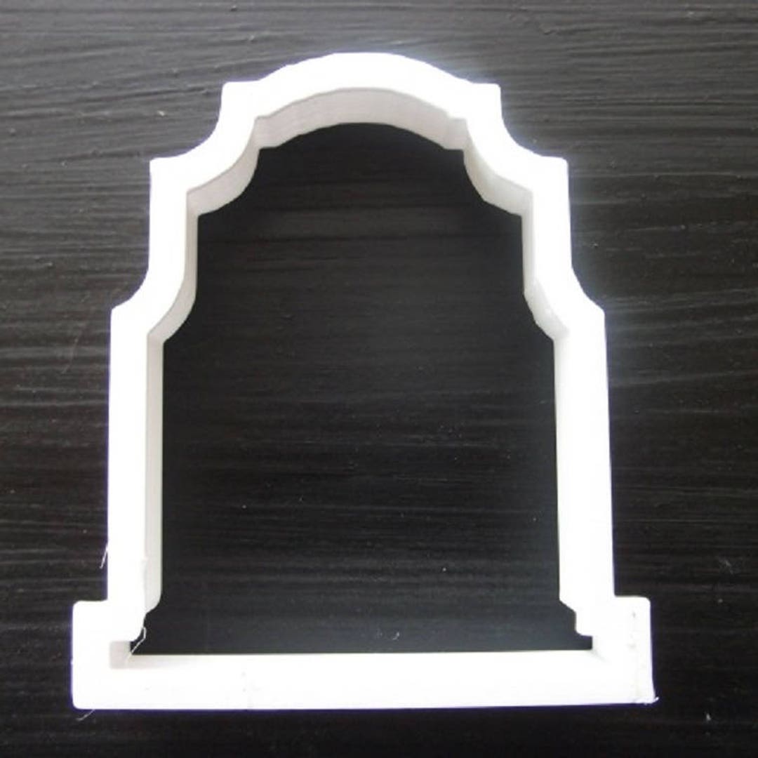 Tombstone Halloween Cookie Cutter Biscuit Dough Pastry Fondant Stencil ...