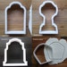 Tombstone Halloween Cookie Cutter Biscuit Dough Pastry Fondant Stencil ...