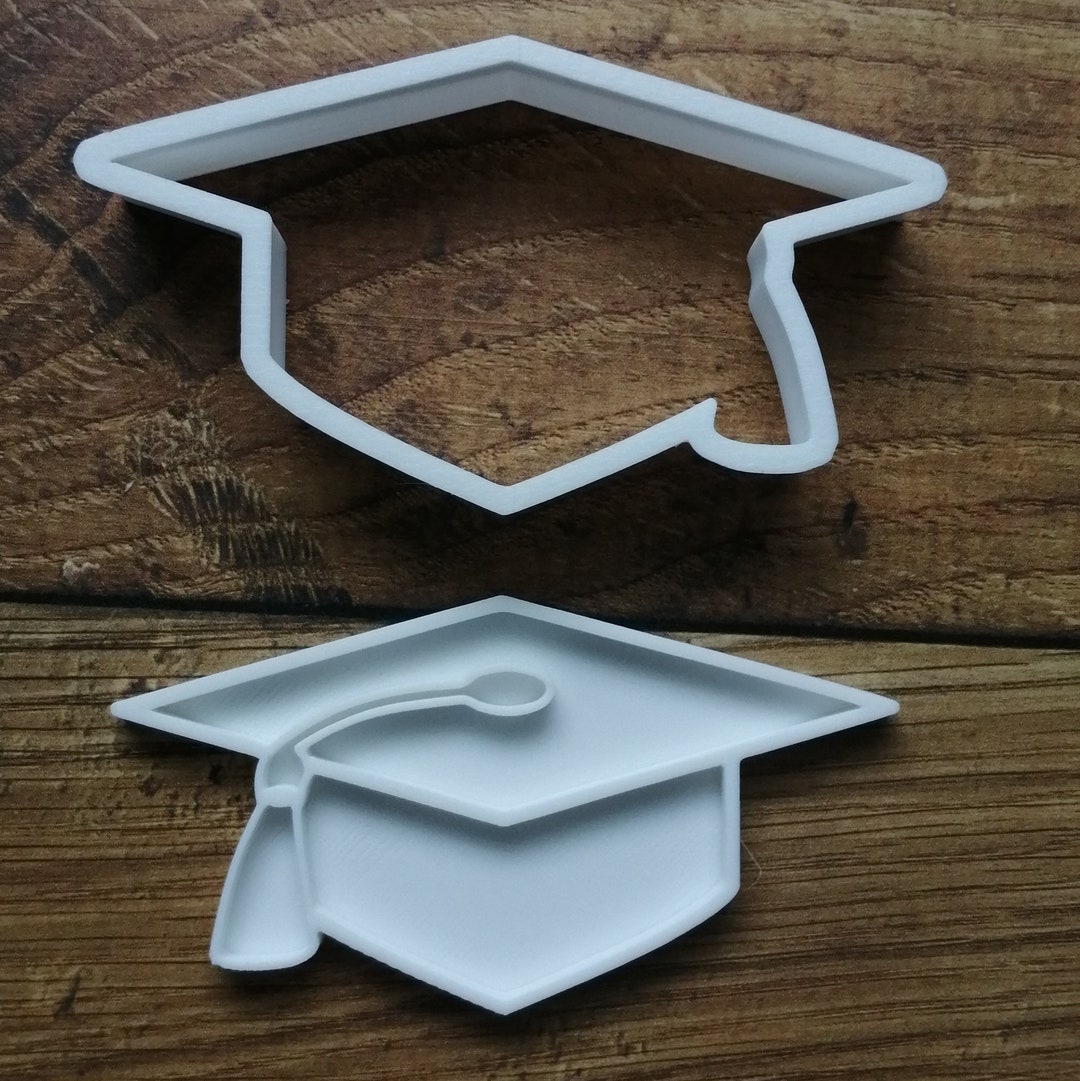 Mortarboard Graduation Cookie Cutter & Embossing Stamp Biscuit Pastry ...