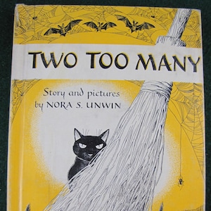 Two Too Many // 1963 Hardback SCARCE COPY // A Halloween Tale // Cat ...