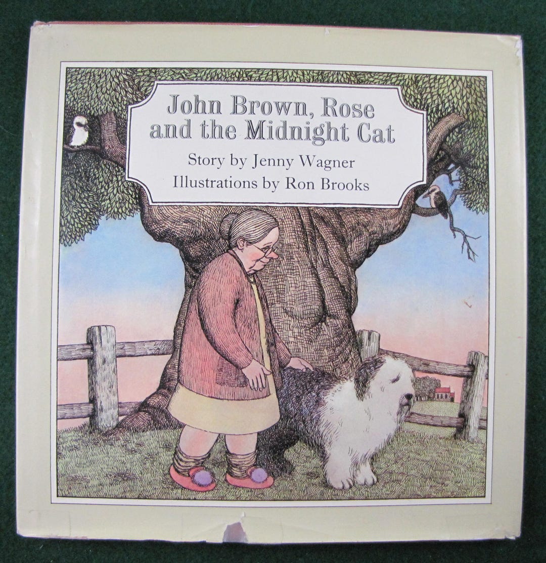 John Brown, Rose, and the Midnight Cat, 1977 Children's Hardback Book ...