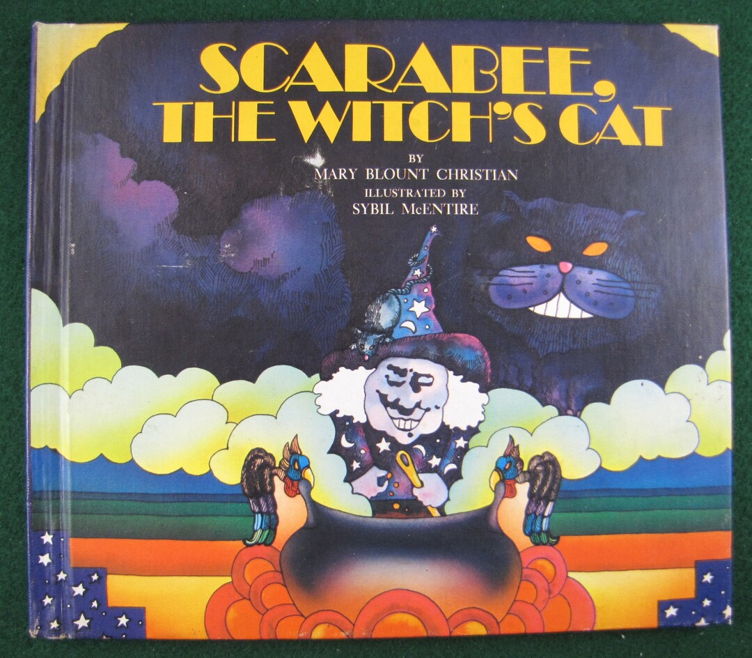 Scarabee, the Witch's Cat // 1973 Hardback, SCARCE TITLE // Children's ...