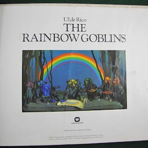The Rainbow Goblins, 1978 Hardback Children's Picture Book by Ulde Rico ...
