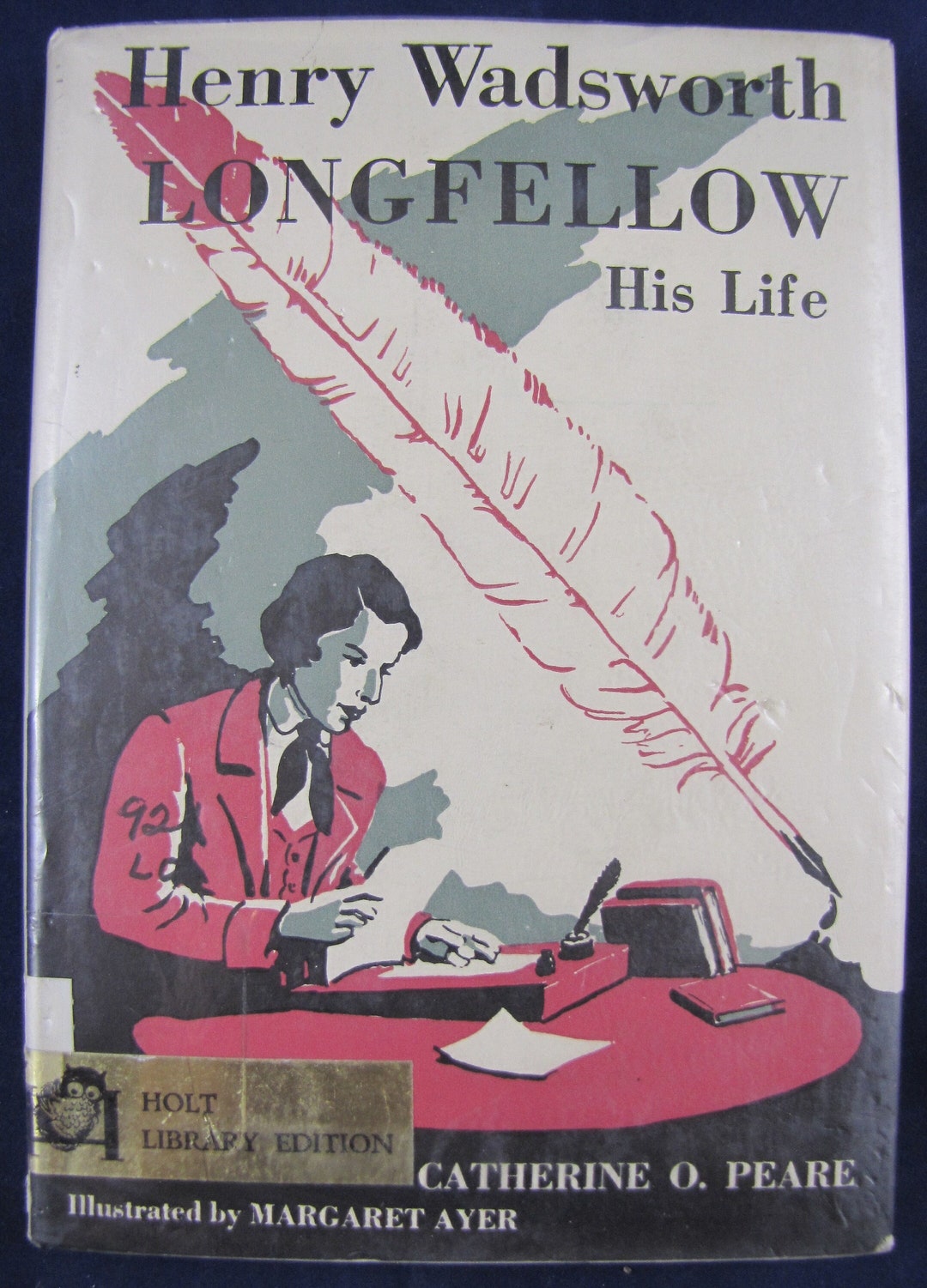 Henry Wadsworth Longfellow His Life // 1964 Hardback W Jacket/cover ...
