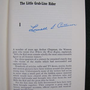 The Tragic Days of Billy the Kid // 1956 Hardback W Jacket & Cover ...