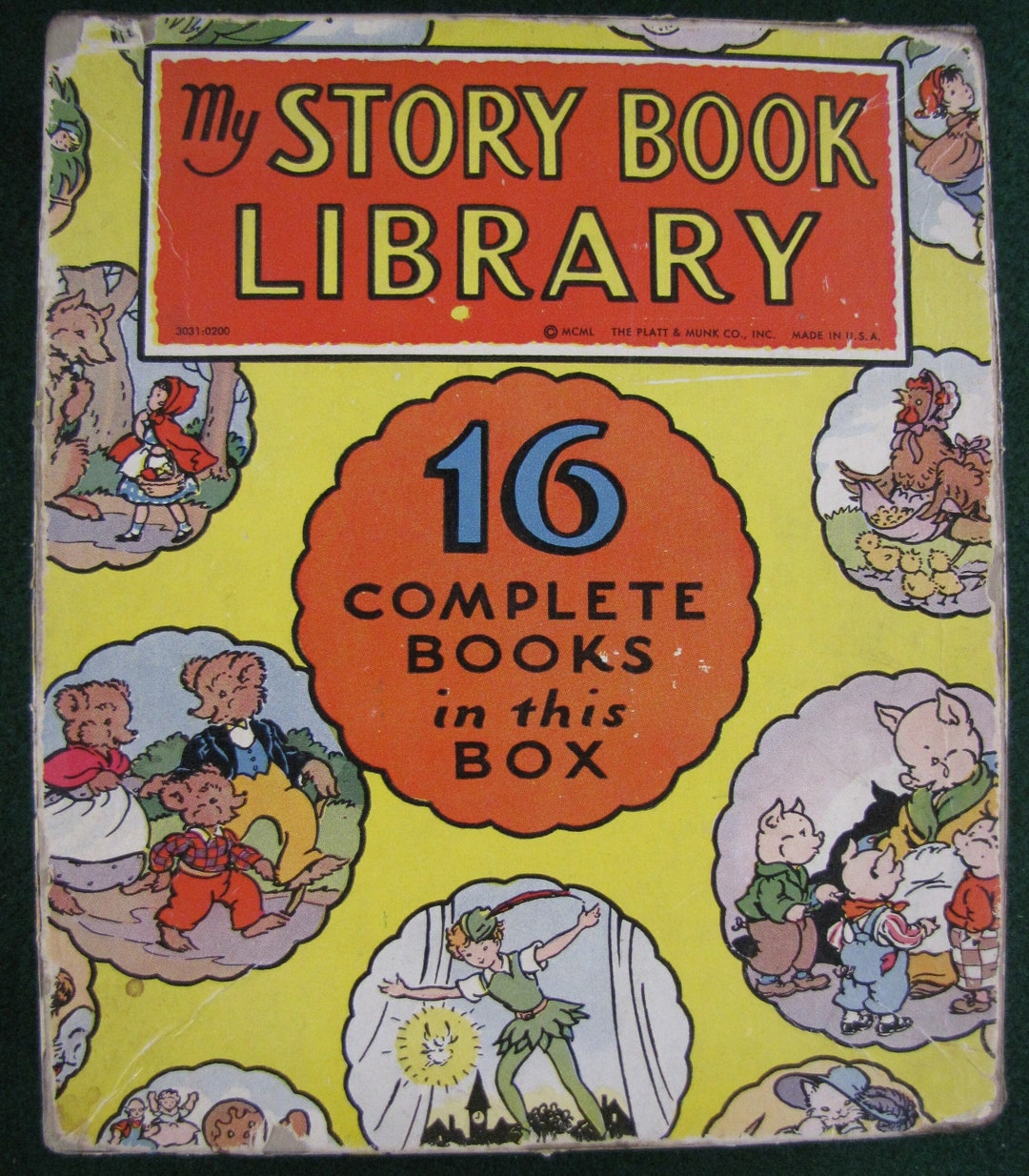 My Story Book Library // 1950 // 16 Paper Pictorial Wraps, Original Box ...