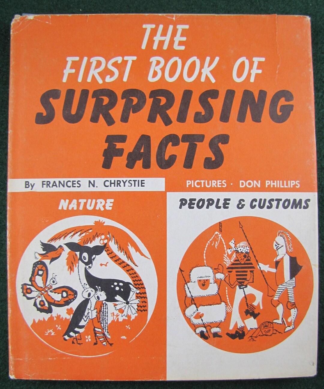The First Book of Surprising Facts //1956 Hardback W RARE Jacket ...