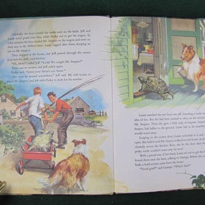 Lassie Fnds a Way // GREAT CONDITION 1957 Hardback // Picture Book ...