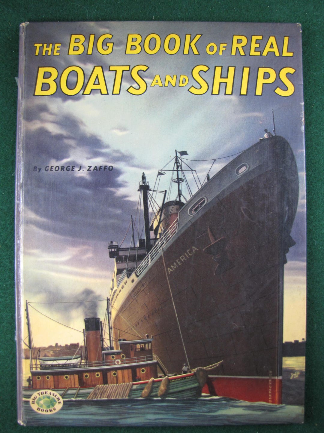 Big Book of Real Boats and Ships, 1951 Hardback Children's Book ...