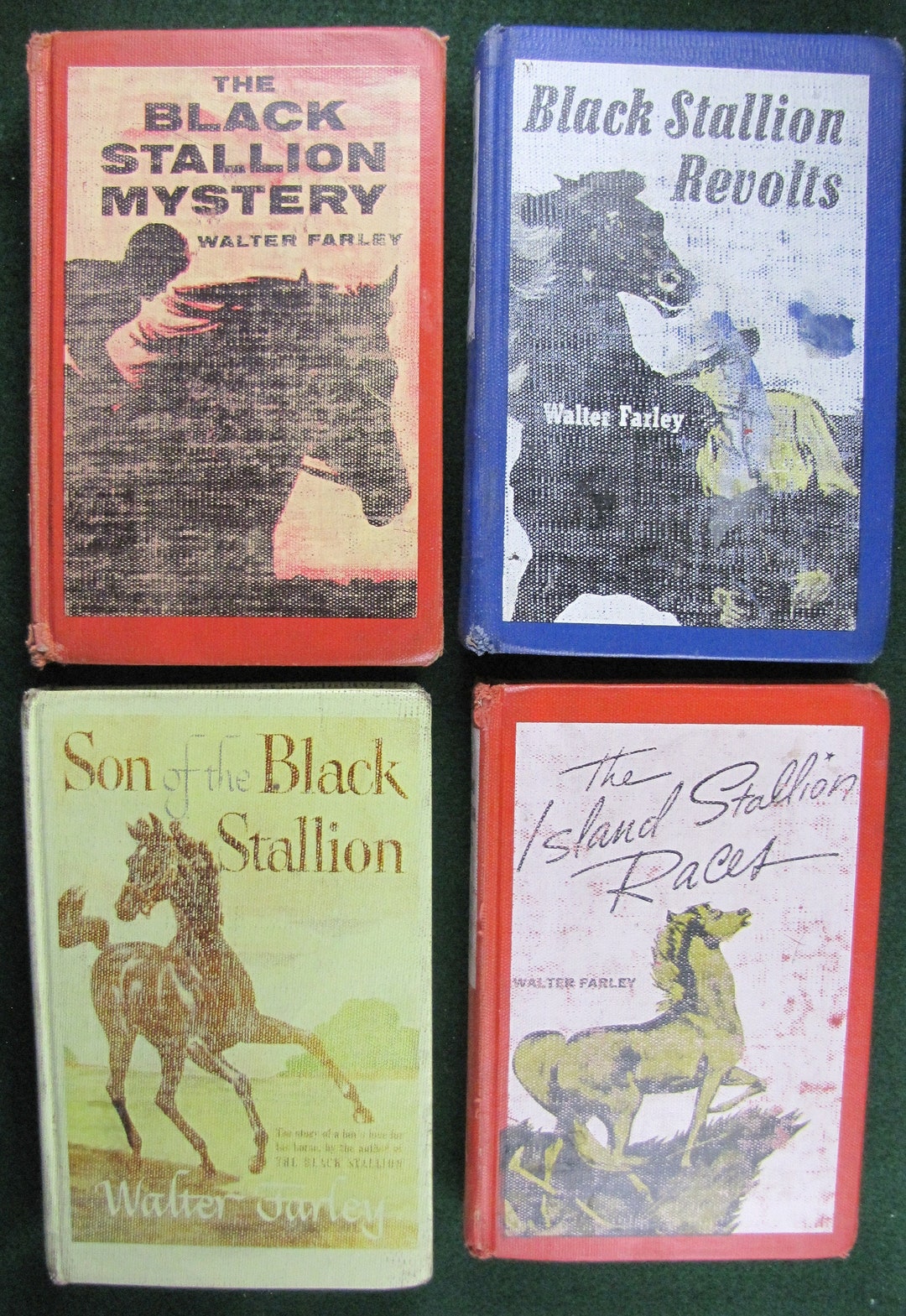 Black Stallion 4 Book Set // 1950-1970's Hardback // Black Stallion ...