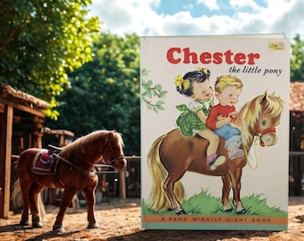 Vintage 'chester the Little Pony' Book 1951 Rand Mcnally Elf Book ...