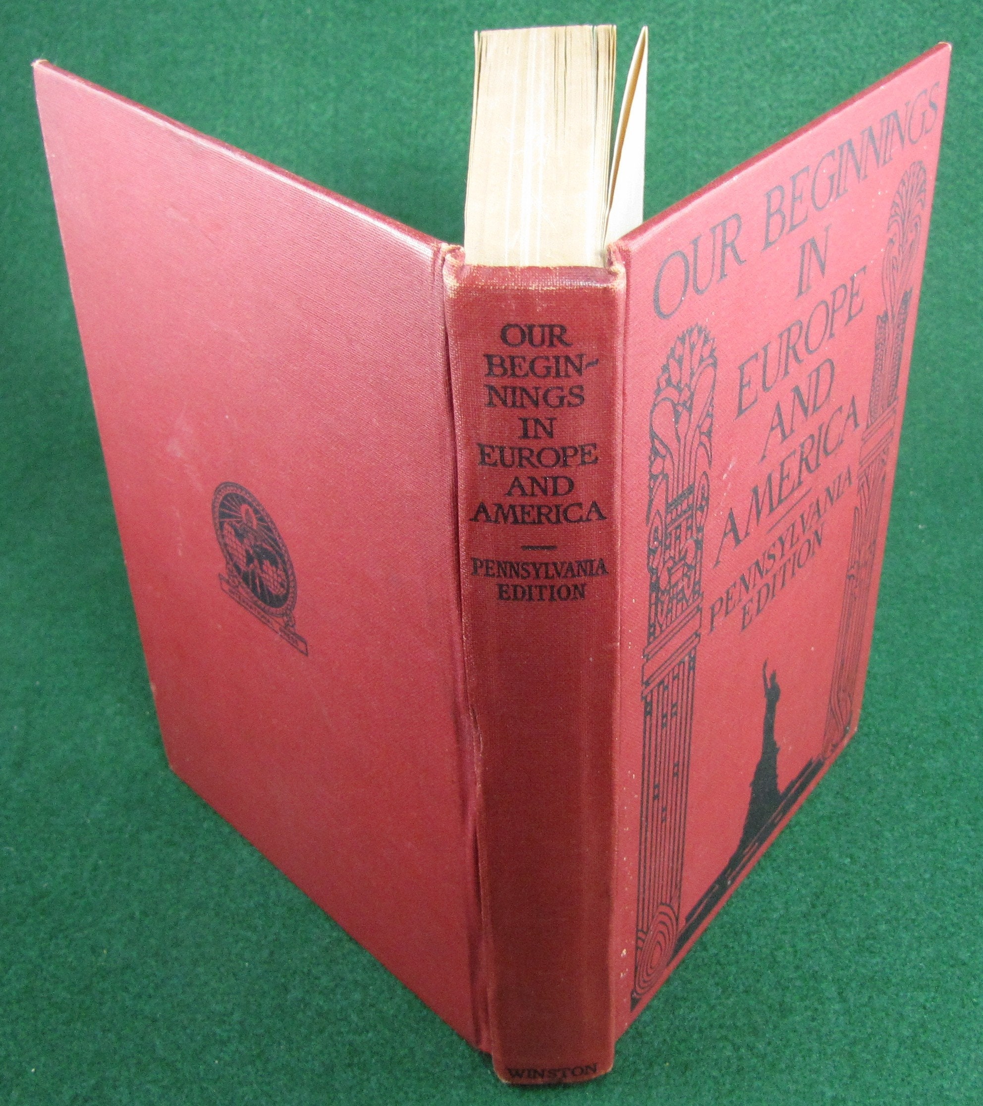 Our Beginnings in Europe and America, History Hardback, 1934 - Etsy