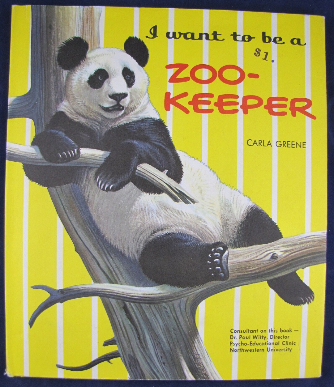 I Want to Be a Zoo-keeper // 1960 Hardback W Jacket, Like New ...
