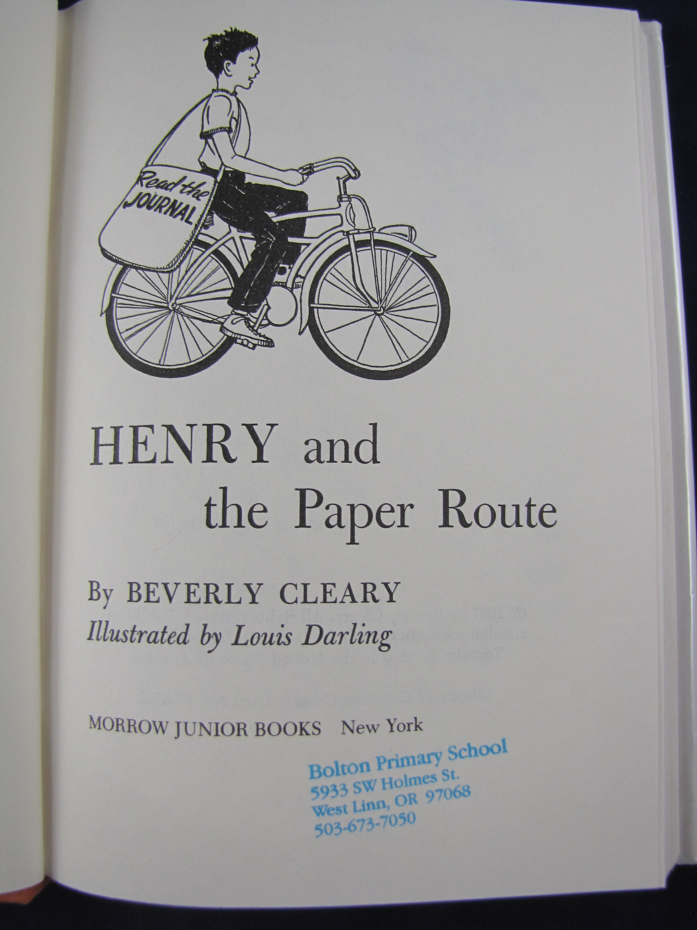 Henry And The Paper Route