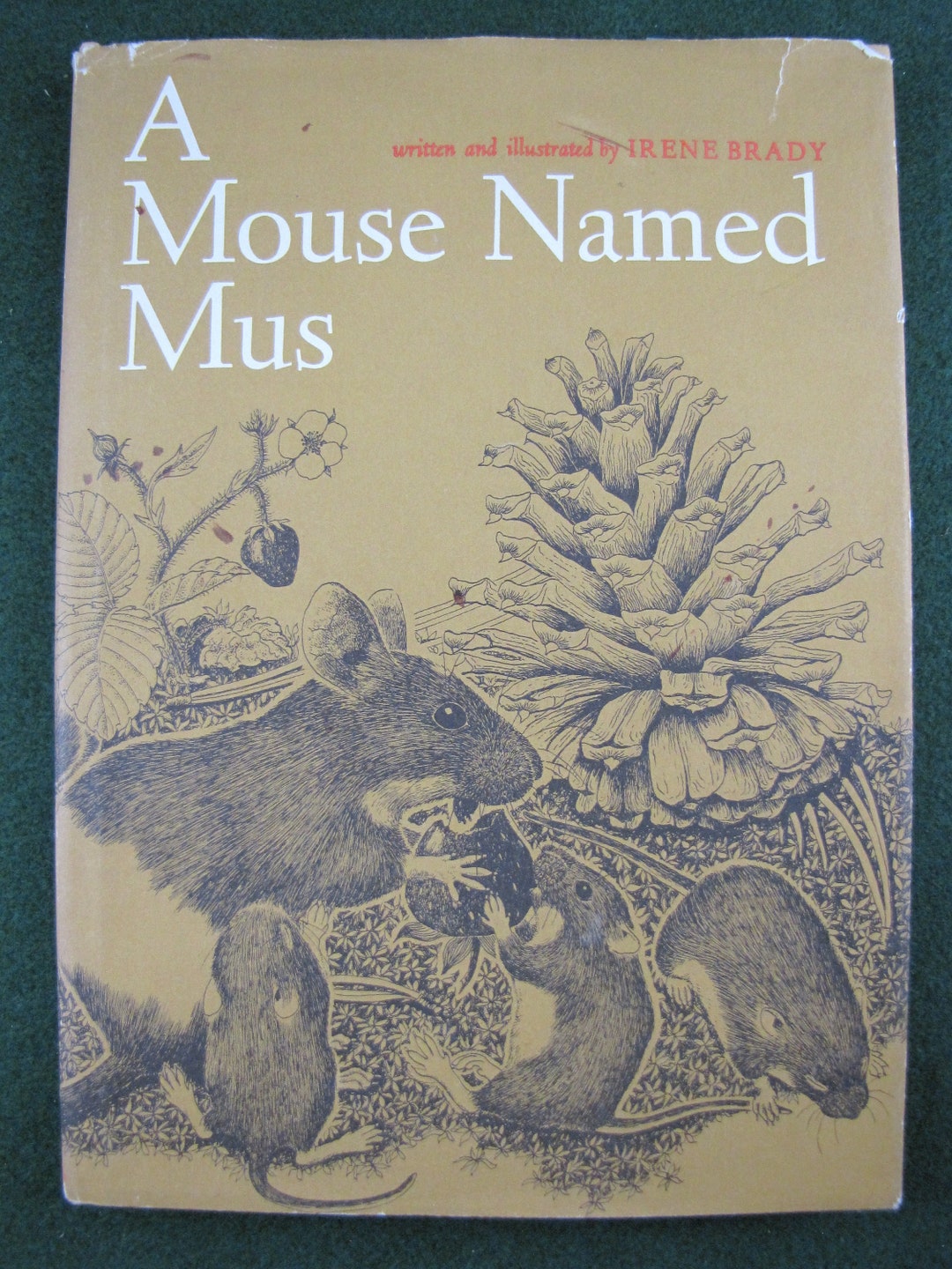 A Mouse Named Mus // 1972 Hardback Wjacket, AUTHOR INSCRIBED ...