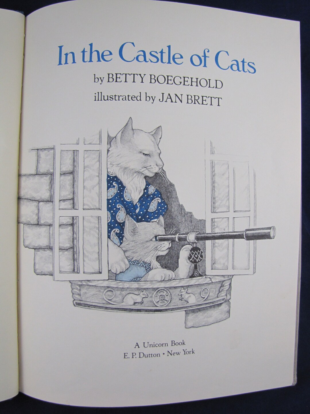 In the Castle of Cats // 1981 Hardback, 1st Ed // Children's Picture ...
