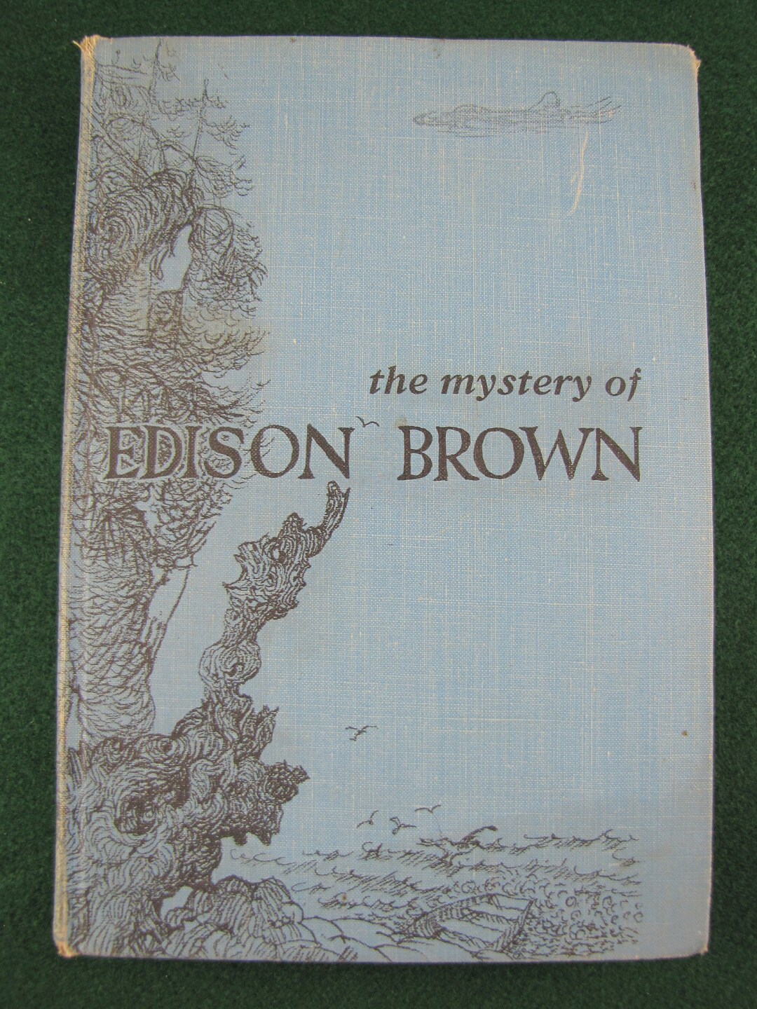 The Mystery of Edison Brown // 1960 Hardback // Young Reader - Etsy