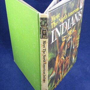 Meet the North American Indians // 1965 Hardback, Not X Lib // Step-up ...