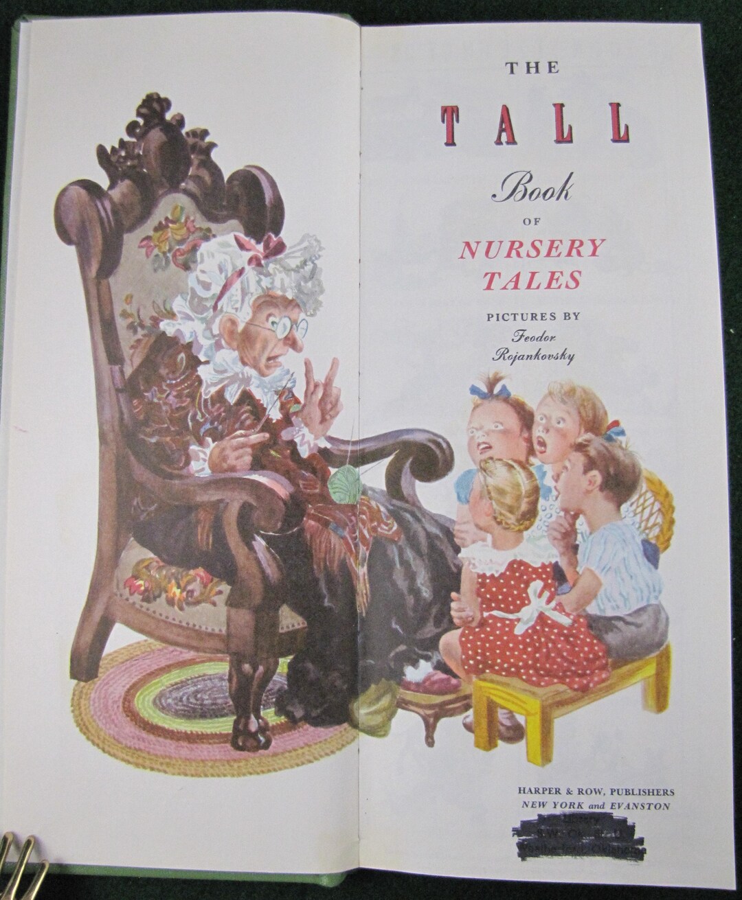 The Tall Book of Nursery Tales // 1944 Hardback // Classic Fairy Tales ...
