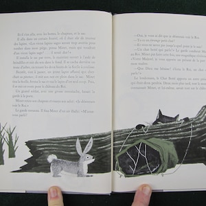 Le Chat Botte // 1961 Hardback W Jacket // French Version of Puss in ...