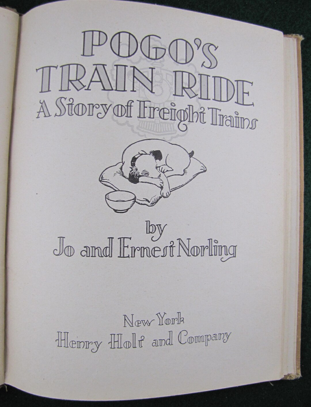 Pogo's Train Ride: A Story of Freight Trains // 1944 Hardback ...