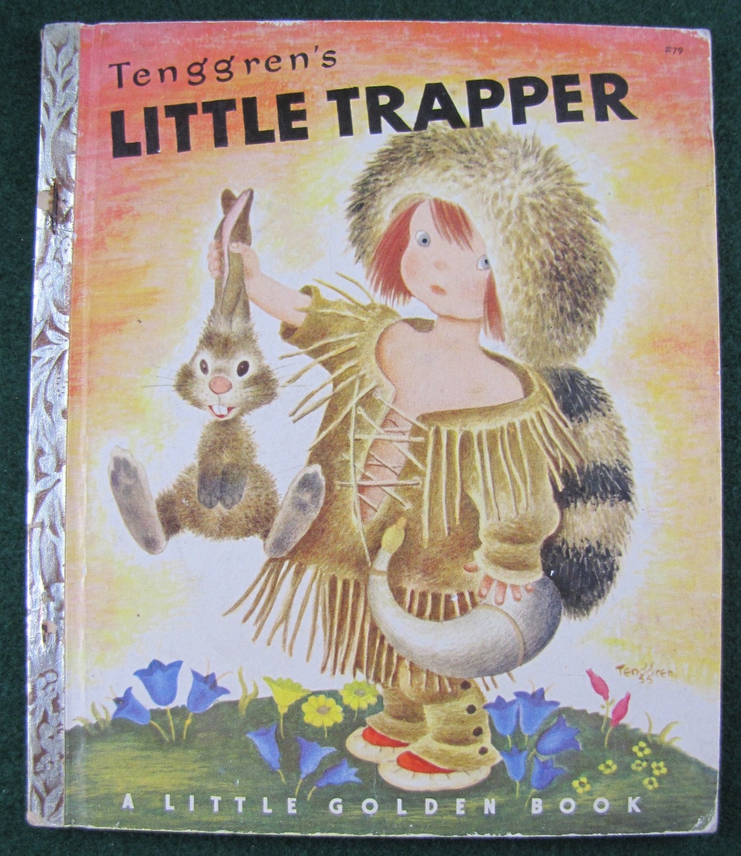 The Little Trapper // 1949 Hardback Little Golden Book // Jackson ...