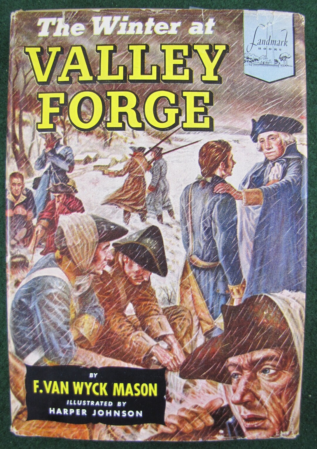 The Winter at Valley Forge // 1953 Hardback W Jacket // Landmark Box ...